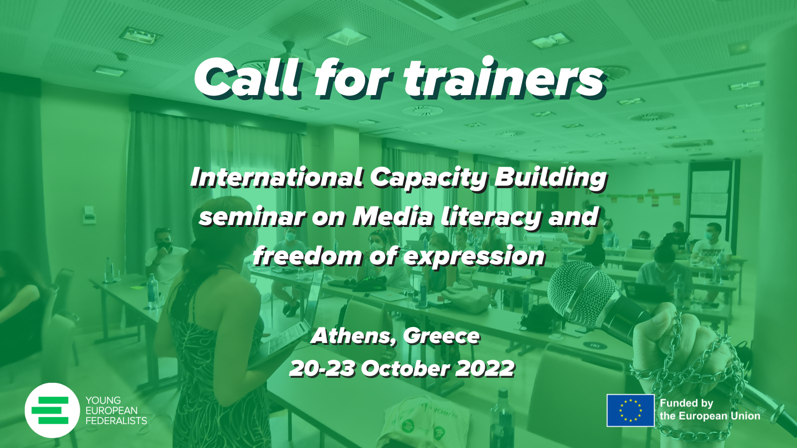 Call for trainers: International Capacity Building seminar on Media ...